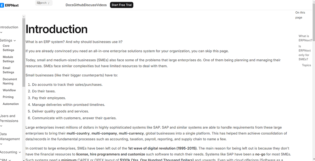 ERPNext Documentation Site Bug - ERPNext - Frappe Forum