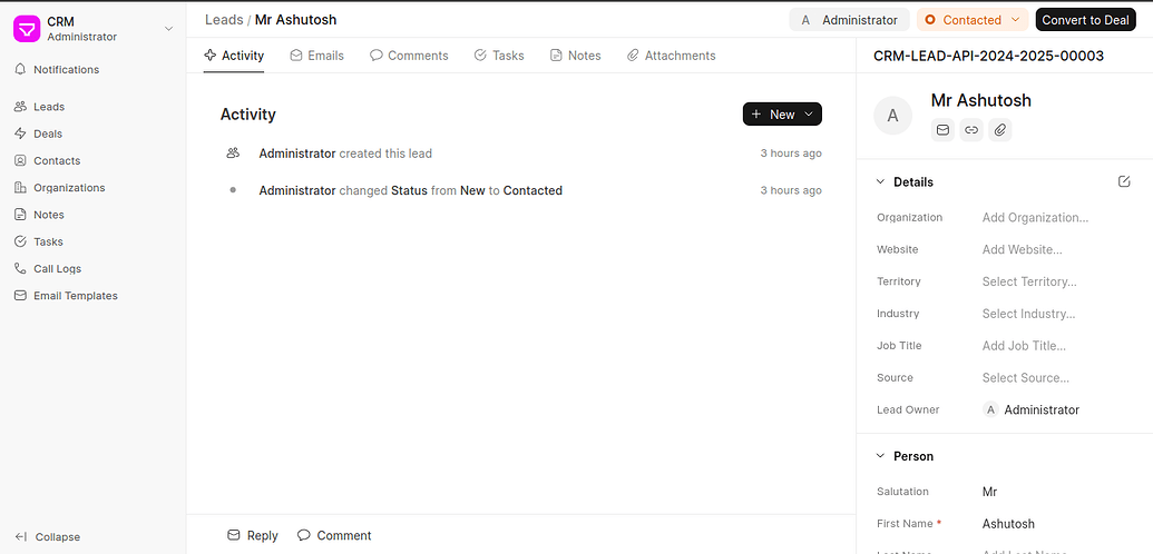 Frappe crm customizations - Frappe CRM - Frappe Forum