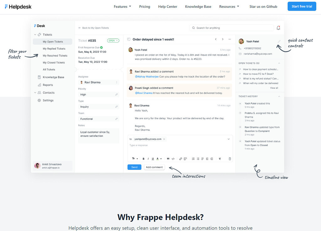 Theme Ui Frappe Helpdesk Totaly Is Different With Image On Website Frappe
