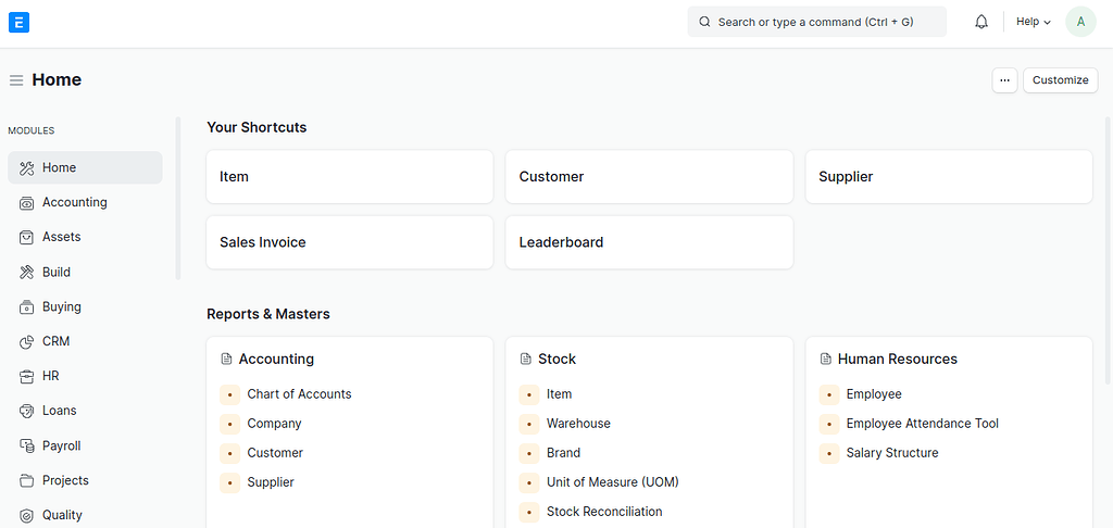 How to show my module on homepage of app - ERPNext - Frappe Forum