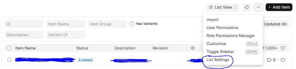 Give List View Settings to other Roles - ERPNext - Frappe Forum