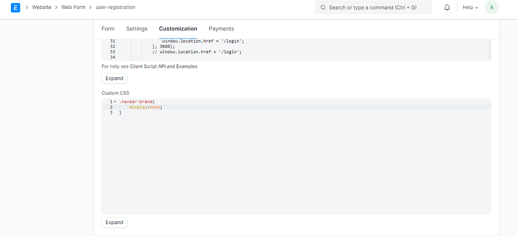 How to add html for a webform - Customization - Frappe Forum