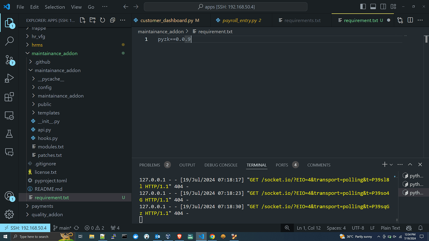 How to install a python package using pip in bench - Frappe Framework - Frappe Forum