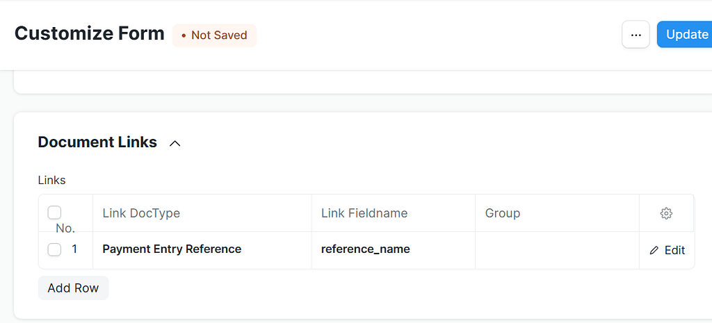 Help with showing Payment Entry in Journal Entry's "Connections" - ERPNext - Frappe Forum