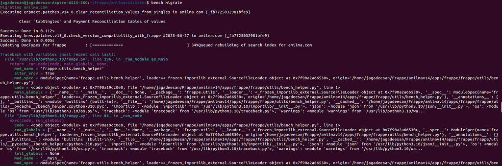 Restore the Backup File error occuring - ERPNext - Frappe Forum