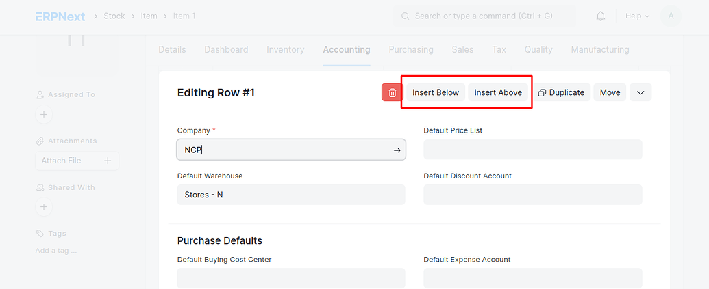 How can we add row in child table top side on click add row button ... How can we add row in child table top side on click add row button ...