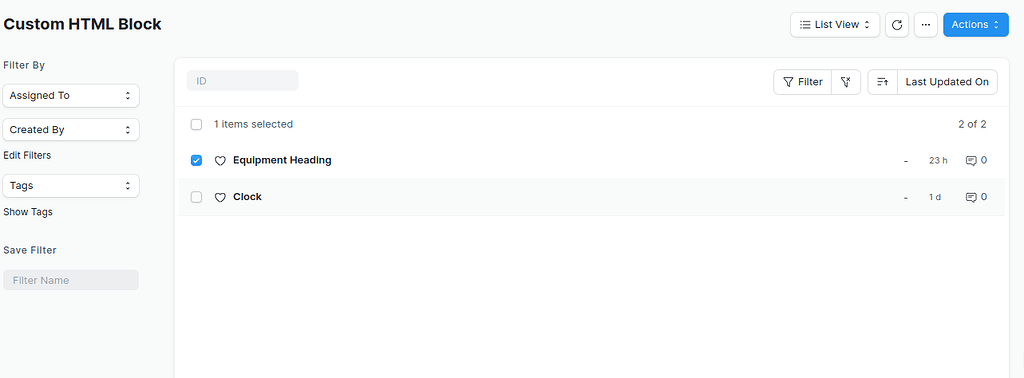 How To Export Data From Custom Html Block Doc Type To Custom App