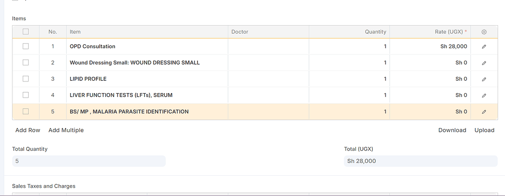 Generating a Sales Invoice does not auto populate the prices - Selling ...