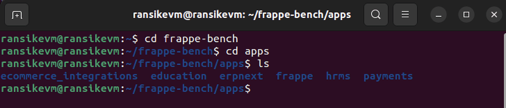Installed Apps Not Workingdisplaying In The Erpnext Site Erpnext Frappe Forum
