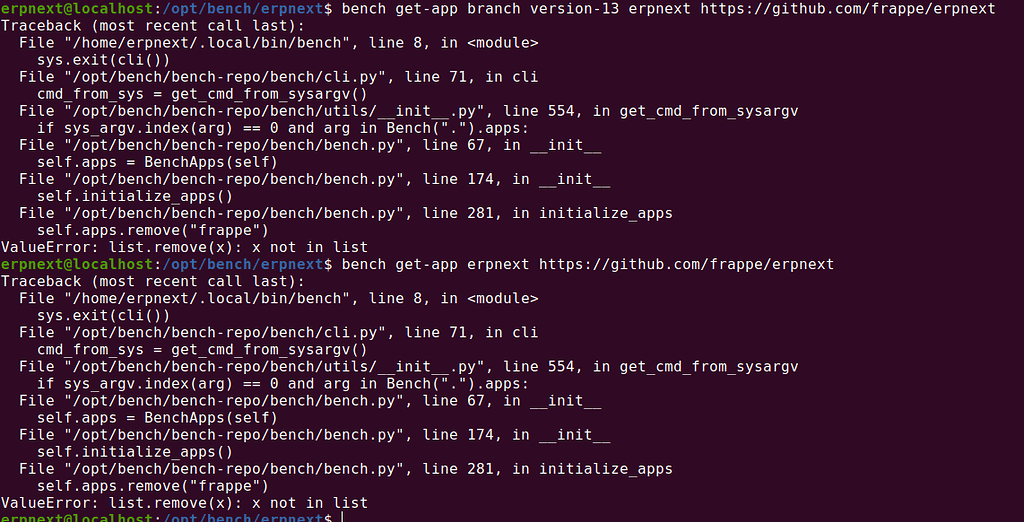 Is erpnext v13 installation obselete? - ERPNext - Frappe Forum
