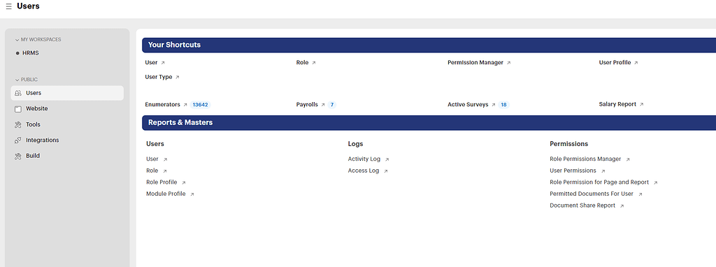 How can add doctype shortcut to public menu - Customization - Frappe Forum