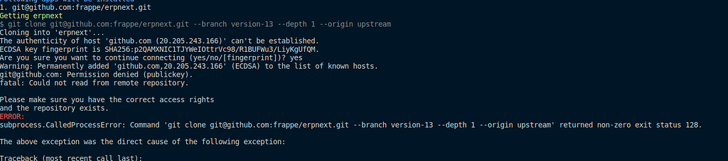 Installing frappe erpnext for development setup throught installer.sh - ERPNext - Frappe Forum