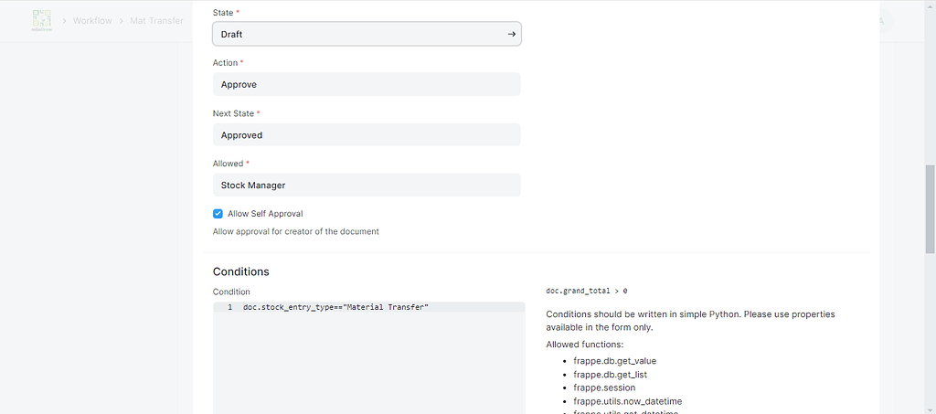 Clarification regarding workflow - ERPNext - Frappe Forum