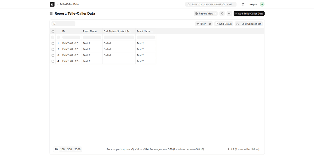 Change values of child table in Report View - Customize ERPNext - Frappe Forum