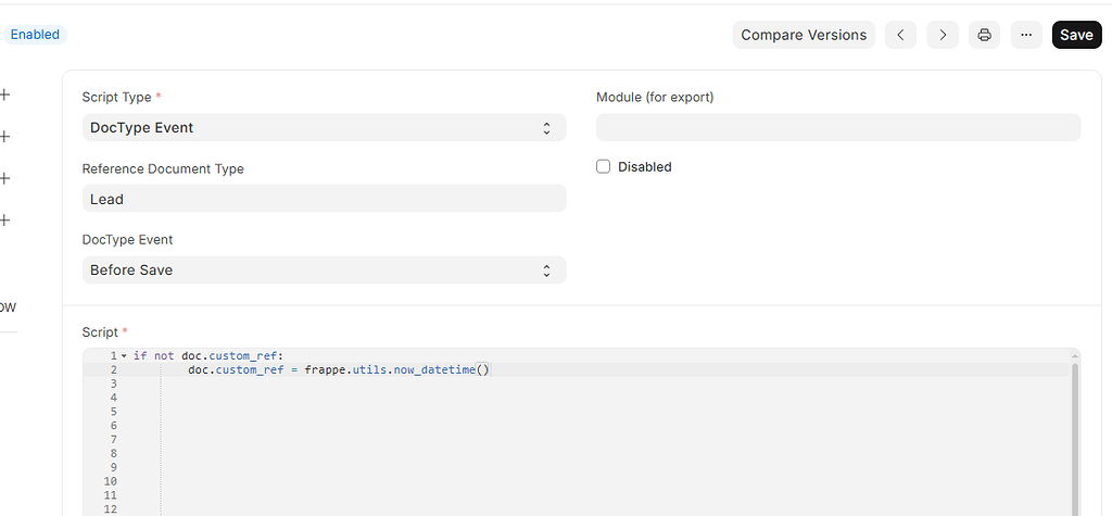 Server script problem to create datetime - Customize ERPNext - Frappe Forum