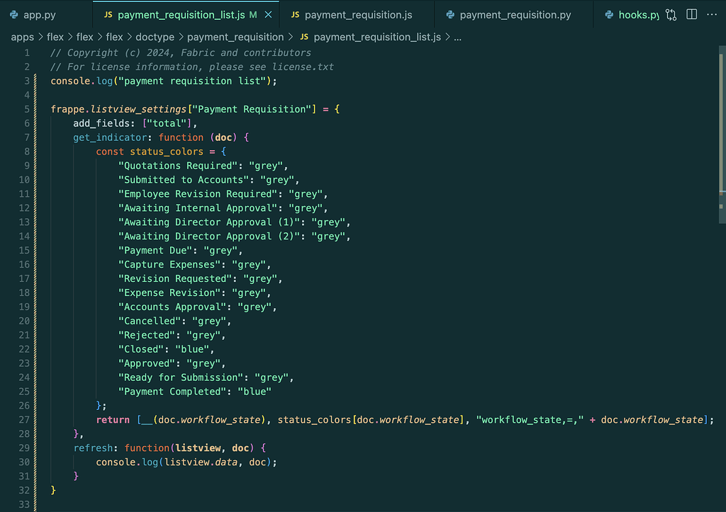 Custom List Javascript Code is not Working - Frappe Framework - Frappe ...