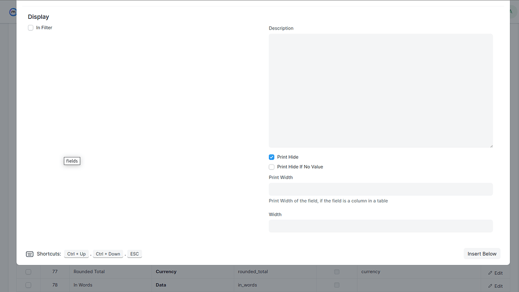 I want to hide the Print, also check the print hide option, not work for me - ERPNext - Frappe Forum