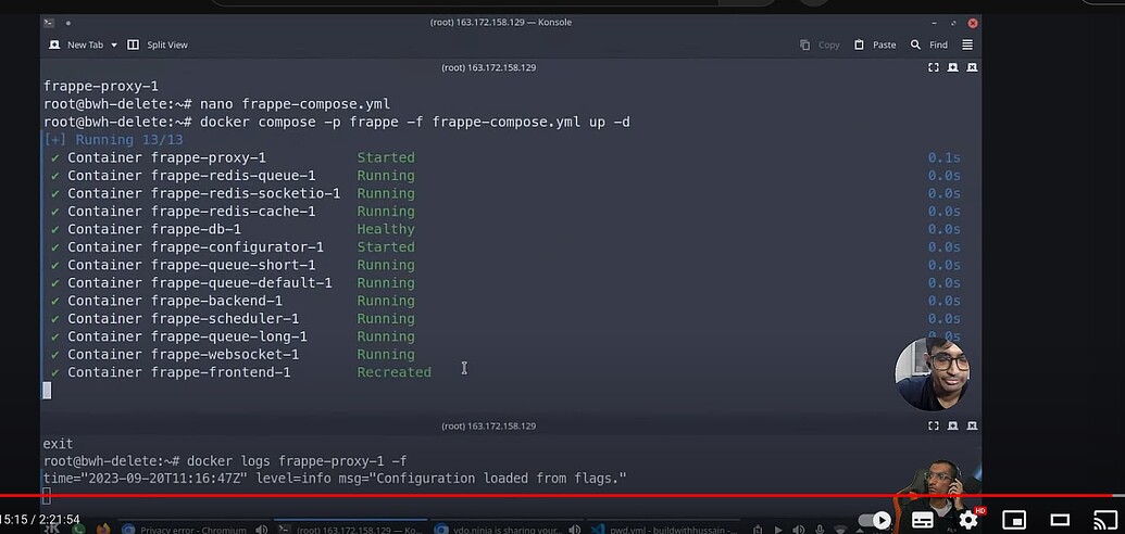 [Tutorial][Docker] Installing ERPNext-15 on Docker: A Step-by-Step Guide [Production] - ERPNext ...