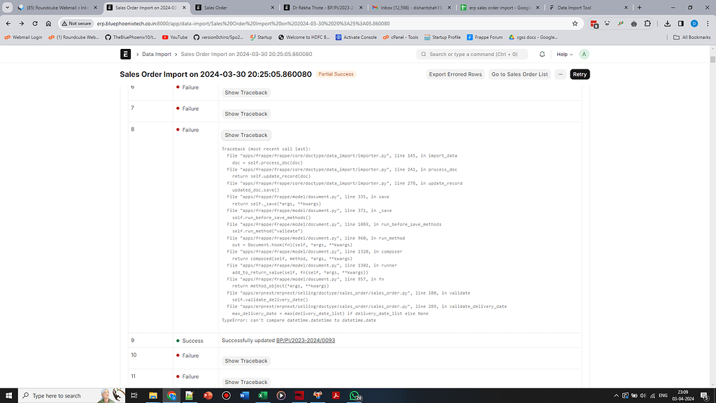 Data Import Error For Csv File Related To Date Time Erpnext Frappe Forum