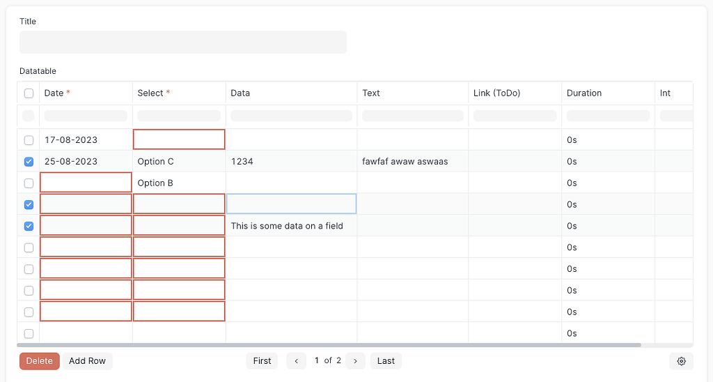 Table Field vs Datatable Field - Frappe Framework - Frappe Forum