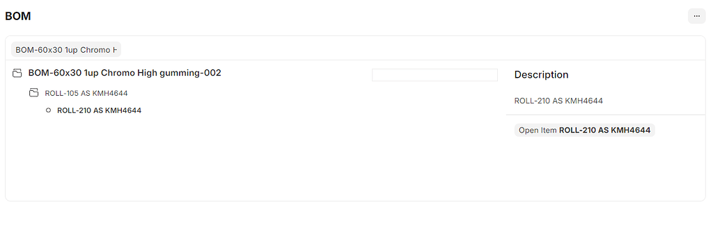 BOM not working properly - Manufacturing - Frappe Forum