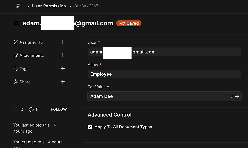 How To: Override User Permissions on a Link Field - Frappe Forum
