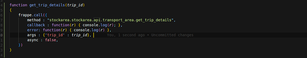 How to receive data in the backend when hitting frappe.call? - Frappe Framework - Frappe Forum