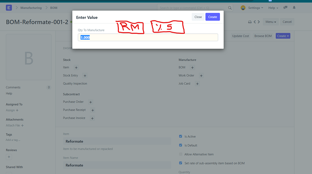 Adding custom fields into the the BOM pop-up - Manufacturing - Frappe Forum
