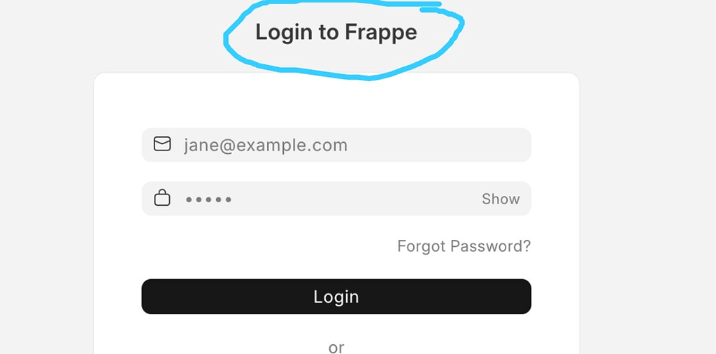 How to change the login to frappe to login to abc - Frappe Forum
