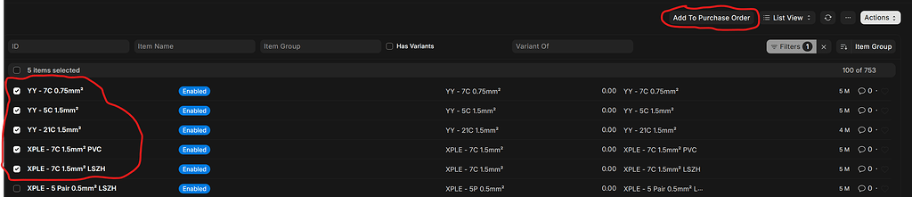 Client Script to add multiple items to a purchase order form - ERPNext - Frappe Forum