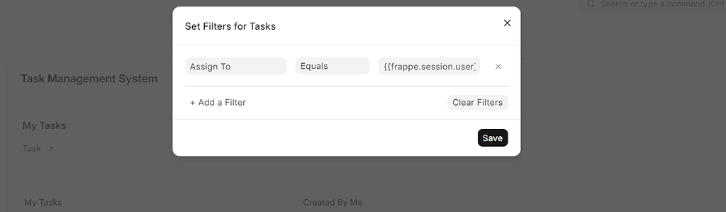 How to get a current user in Quick list filter? - ERPNext - Frappe Forum