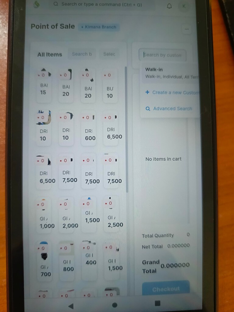 Improving POS awesome mobile responsiveness and usability for mobile ...