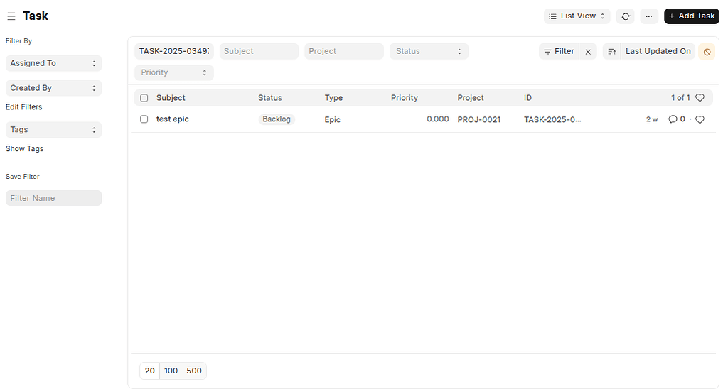 How to Task list view set according this way - ERPNext - Frappe Forum