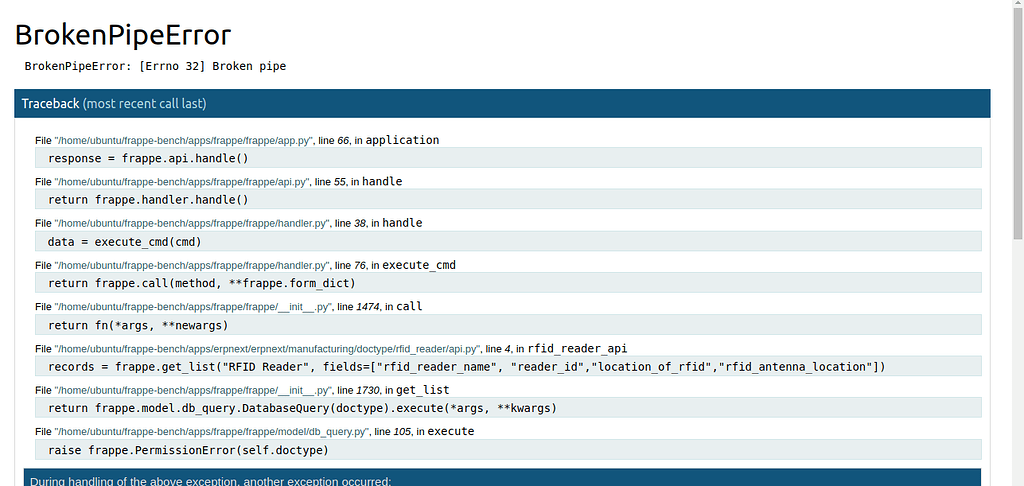 How to resolve this error - ERPNext - Frappe Forum