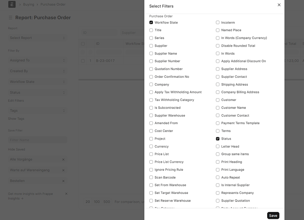 Add custom fields to Filter - ERPNext - Frappe Forum Add custom fields to Filter - ERPNext - Frappe Forum