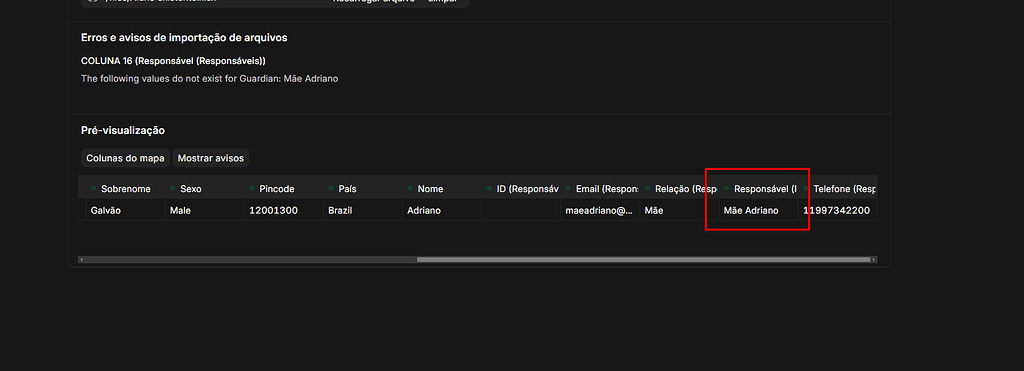 Data Import problem with Guardian as Child Table - ERPNext - Frappe Forum