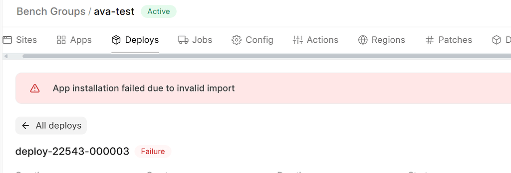 Error while installing custom app in frappe cloud - App Development - Frappe Forum