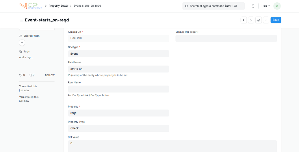 How to use Property Setter for removing mandatory fields - ERPNext ...