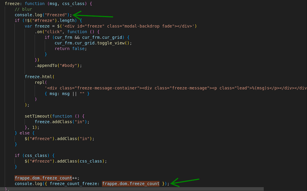 Freezing div bug on workspaces - Bug - Frappe Forum