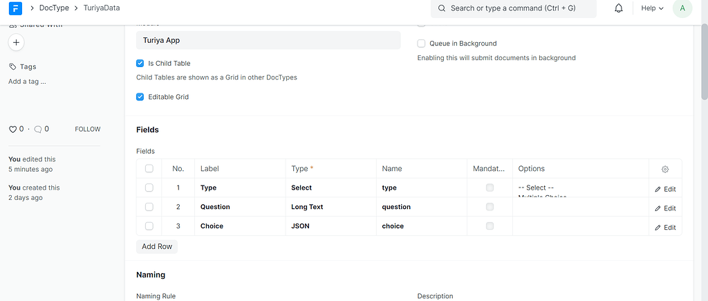 Webform - doctype - child doctype - Frappe Framework - Frappe Forum