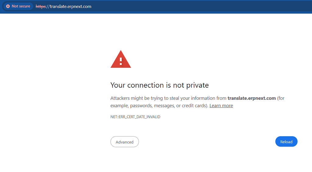 ERPNext Translator Portal is not working - ERPNext - Frappe Forum