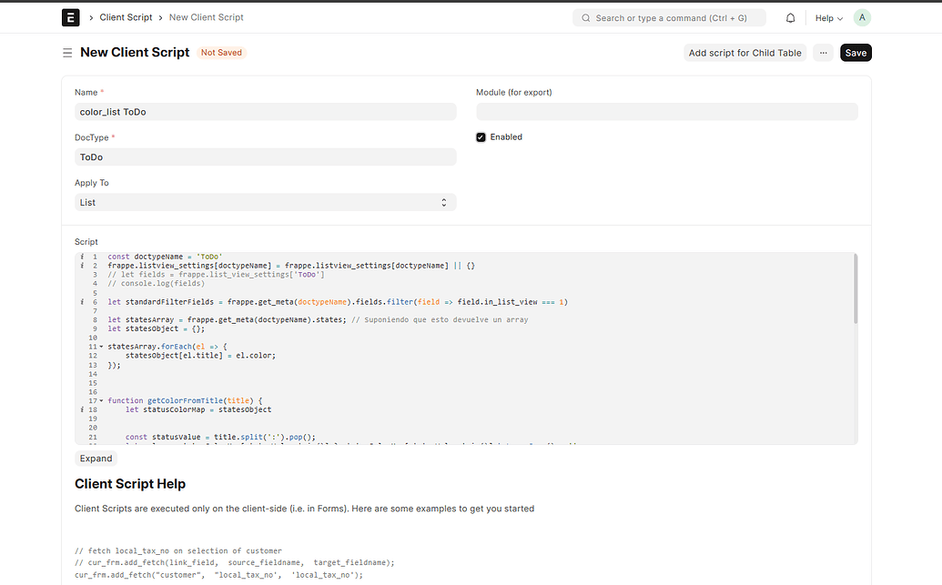 Create List View with colors - Customize ERPNext - Frappe Forum