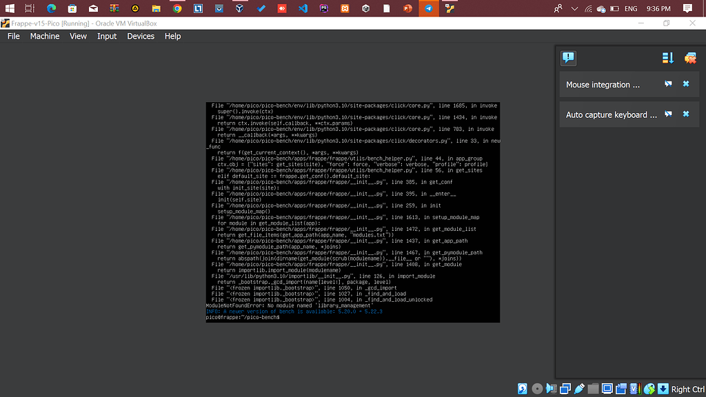Create new app and site do not work - Bug - Frappe Forum