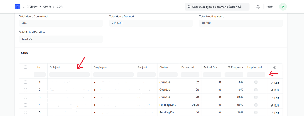 Issue in child table list filter option - ERPNext - Frappe Forum
