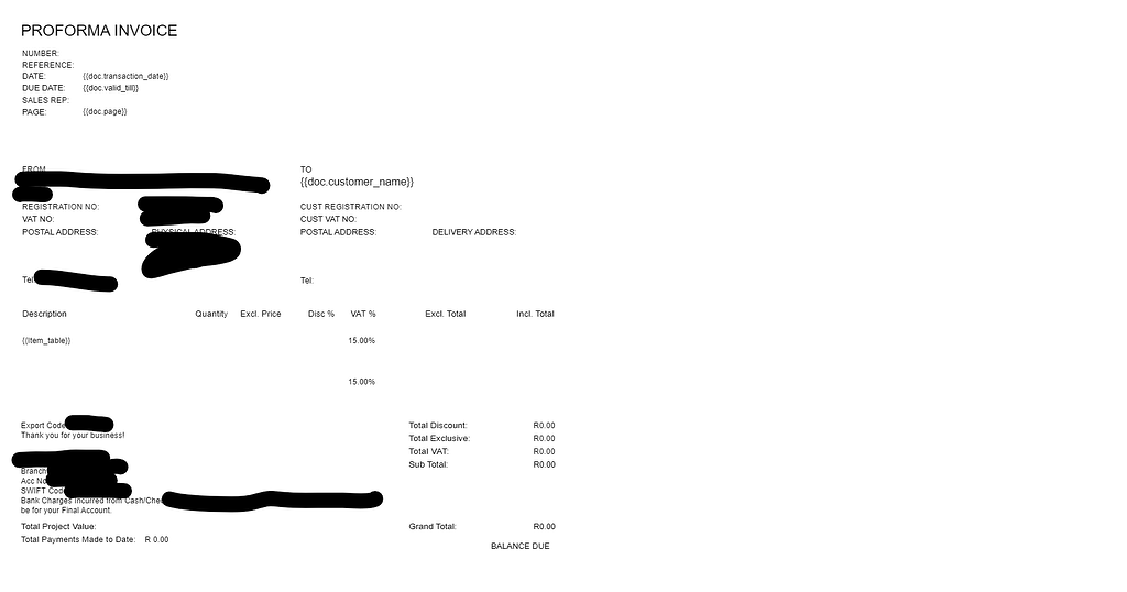 HTML and CSS print format not working - Customize ERPNext - Frappe Forum
