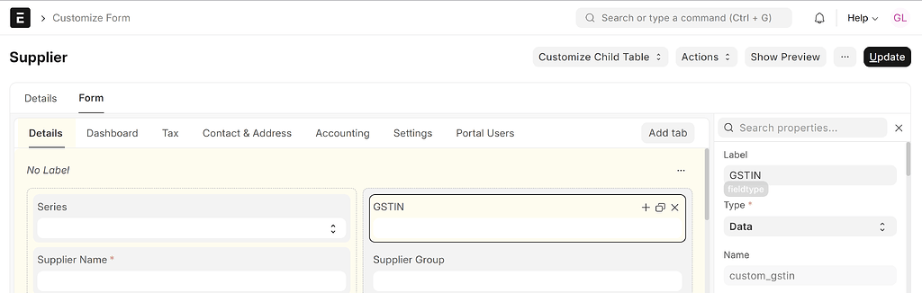 Fetch custom field guide instructions not matching - ERPNext - Frappe Forum