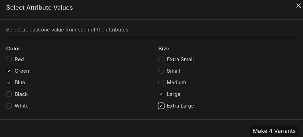 When create multiple variants，ERPNEXT will indicate “Item …… already exists” - User Forum ...
