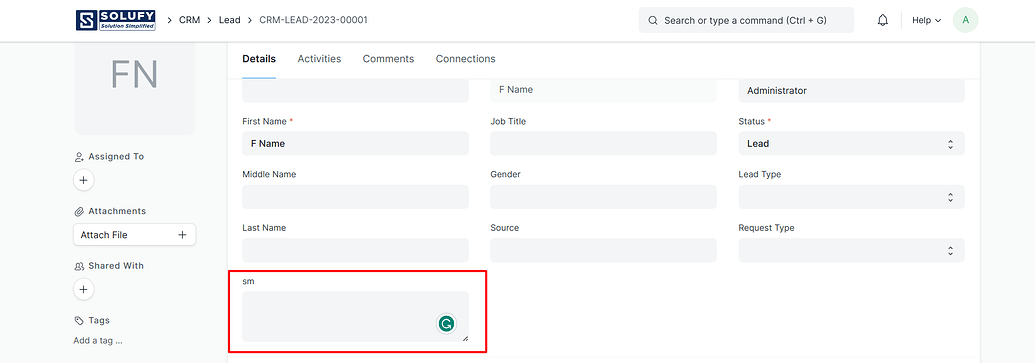 How do I change height of small text field in frappe erpnext? - ERPNext - Frappe Forum