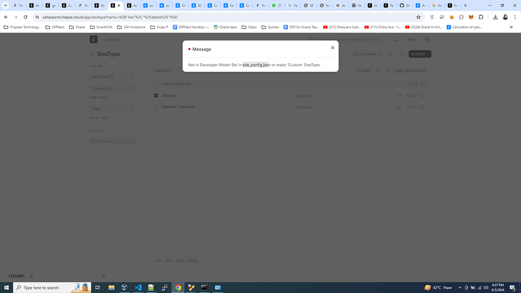 How to enable developer mode in frappe cloud - Frappe Cloud - Frappe Forum