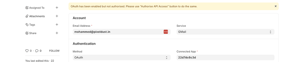 OAuth Error: Please Authorize OAuth for Email Account Notifications - ERPNext - Frappe Forum